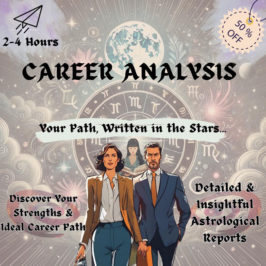 Career Astrology Reading, In-depth Career Analysis, Personalized Career ...