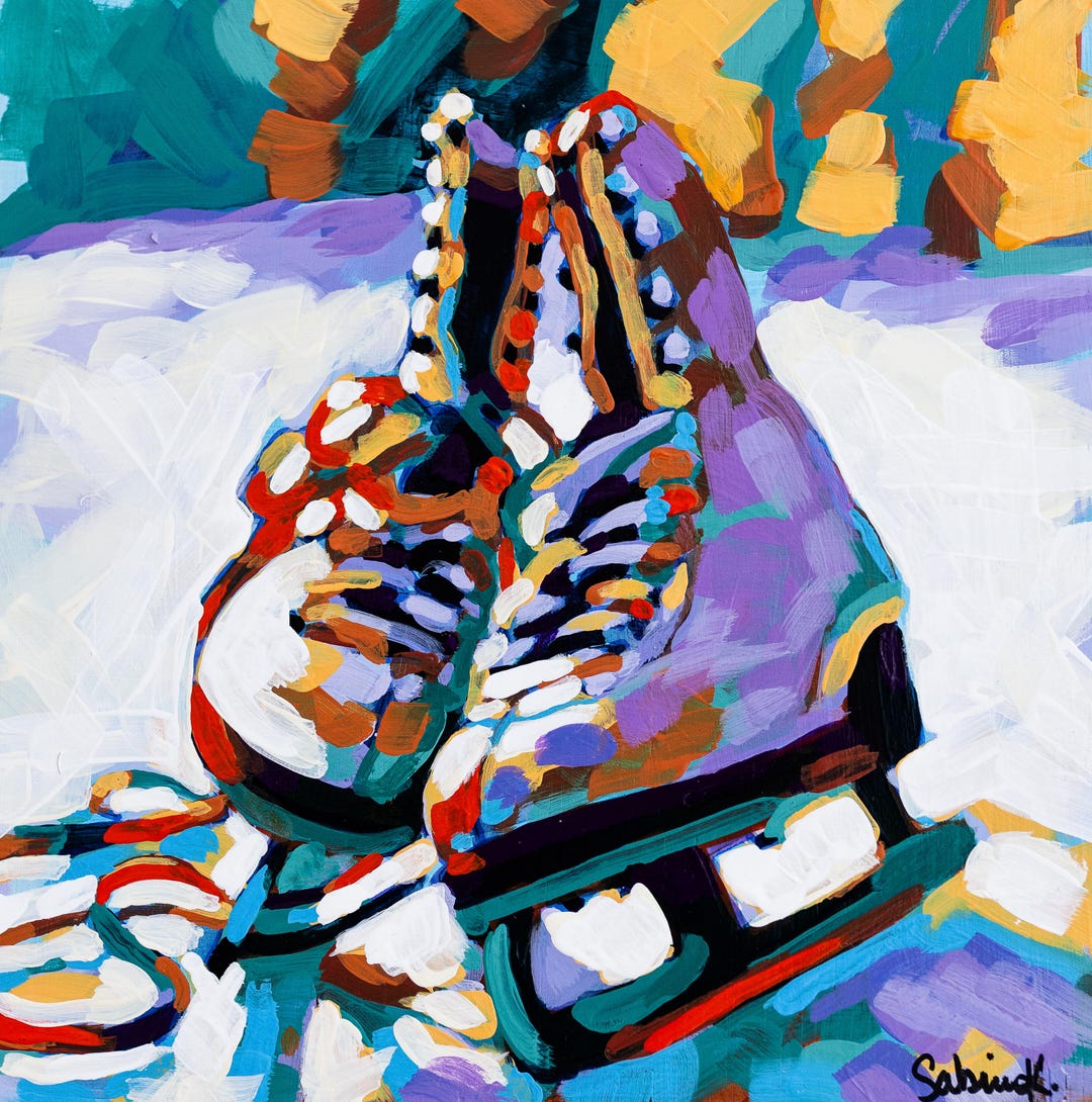 Iceskates Painting - Etsy
