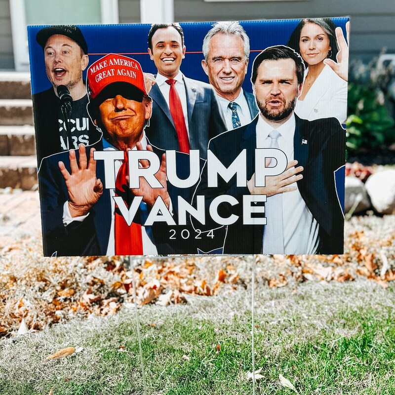 Trump and Vance Yard Signs - Etsy