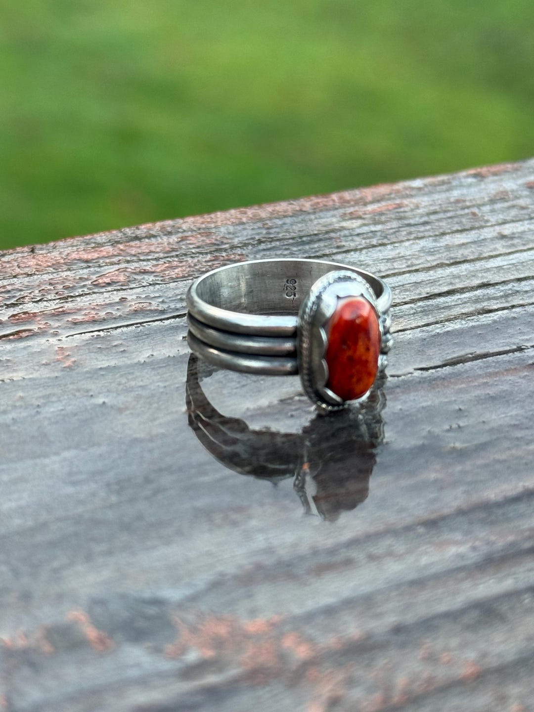 Spiny Oyster Shell Ring - Etsy