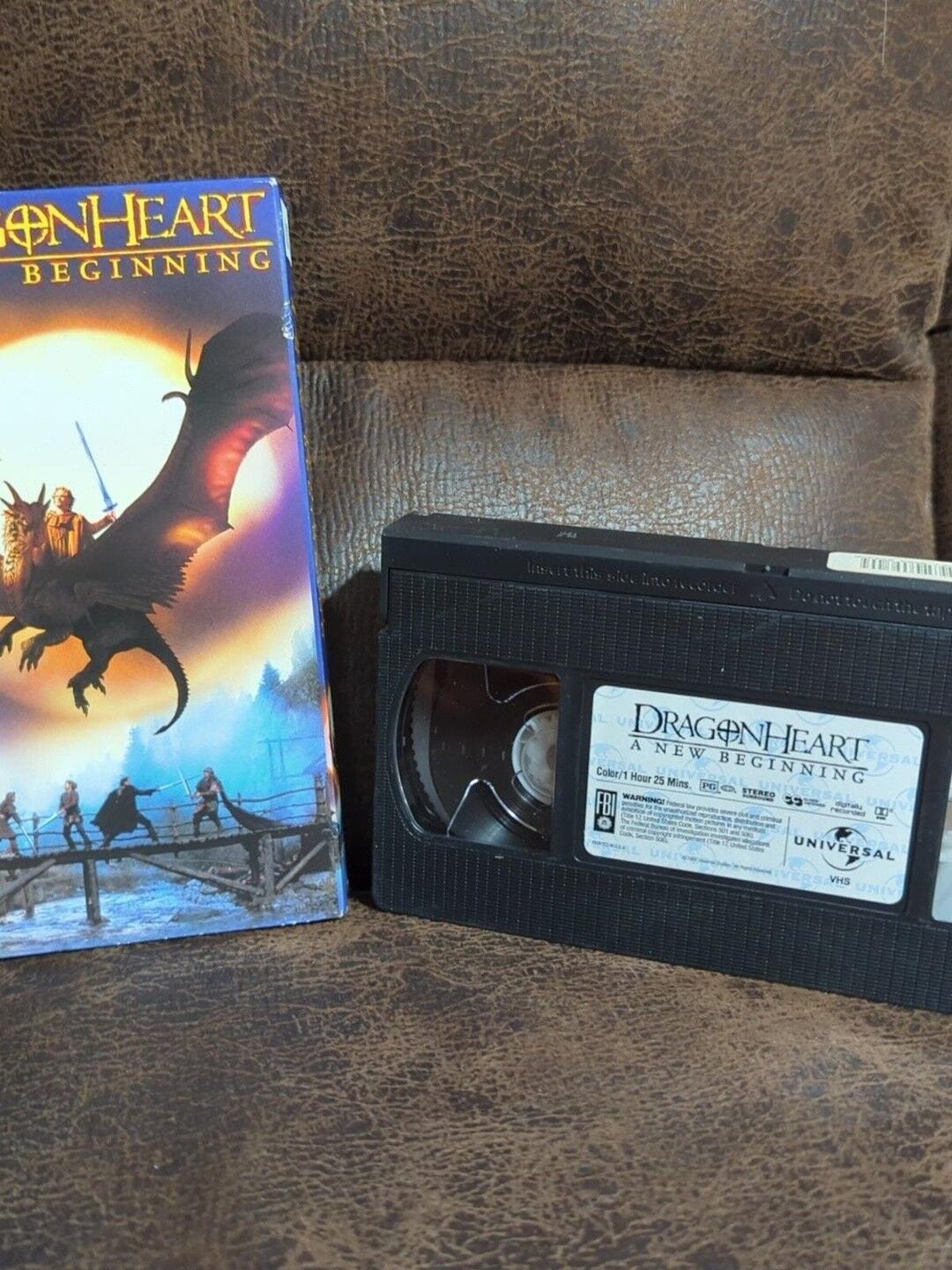 VHS Dragonheart: A New Beginning Dragon Fantasy Collectors Movie 2001 ...