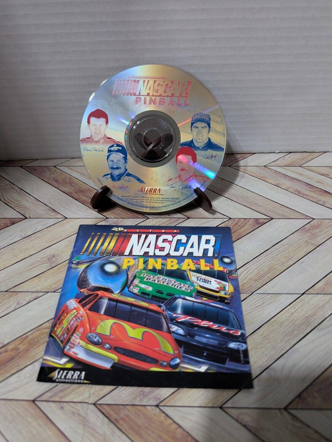 3-D Ultra NASCAR Pinball PC CD Windows 3D Racing Game Disc + Manual - Etsy