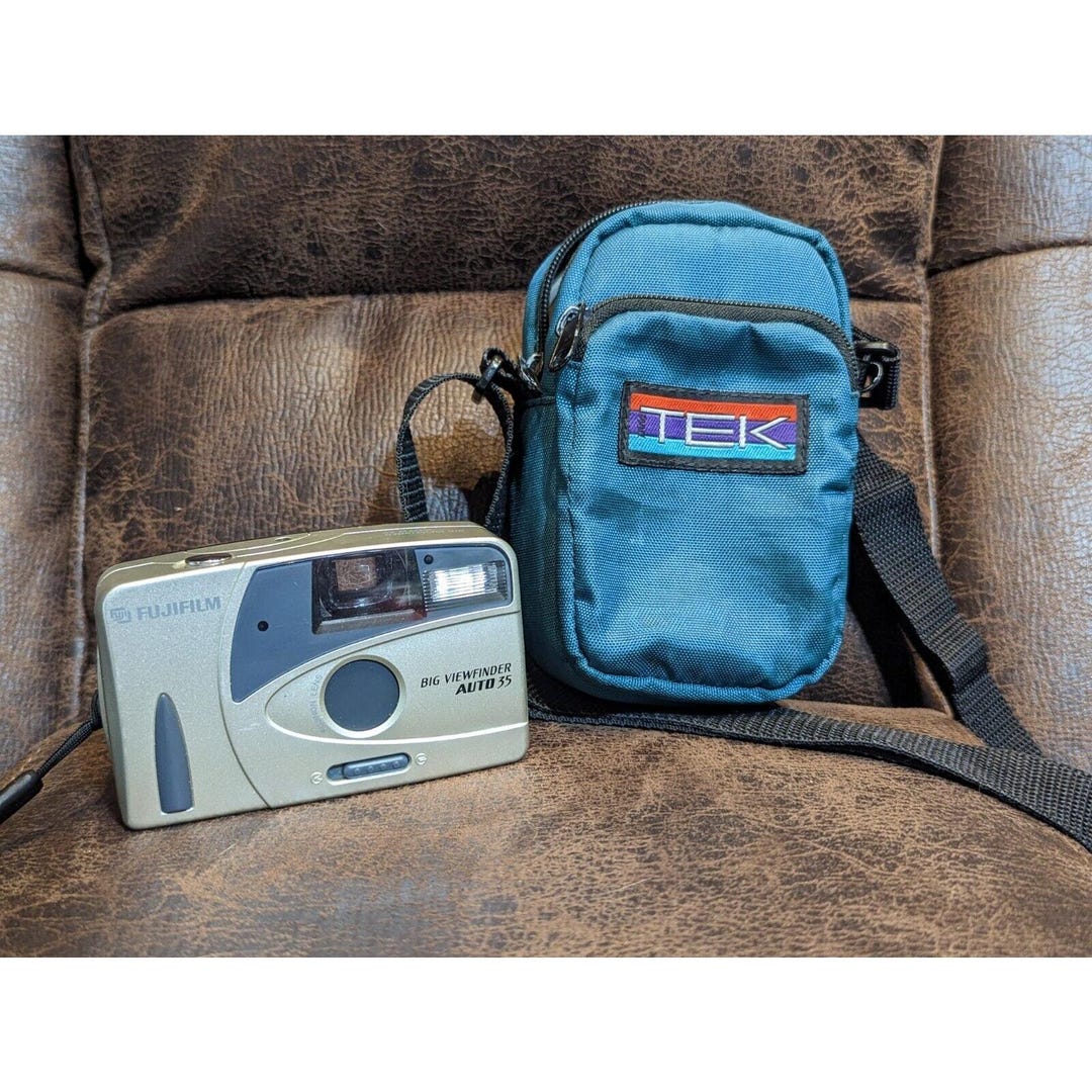 Vintage Fujifilm Big Viewfinder Auto 35 Camera 35mm Point and Shoot ...