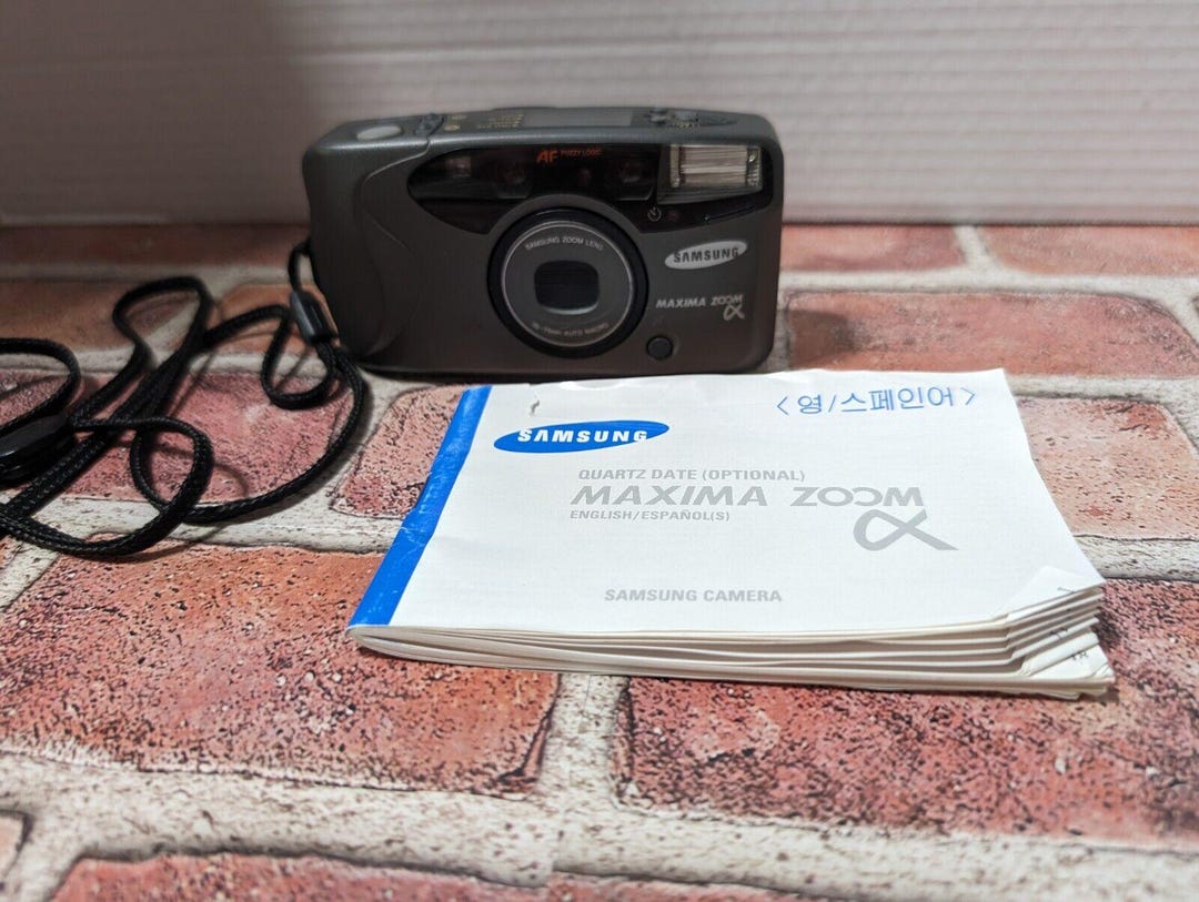 Samsung Maxima Zoom AF 35mm Point & Shoot Film Camera Auto Focus Auto ...