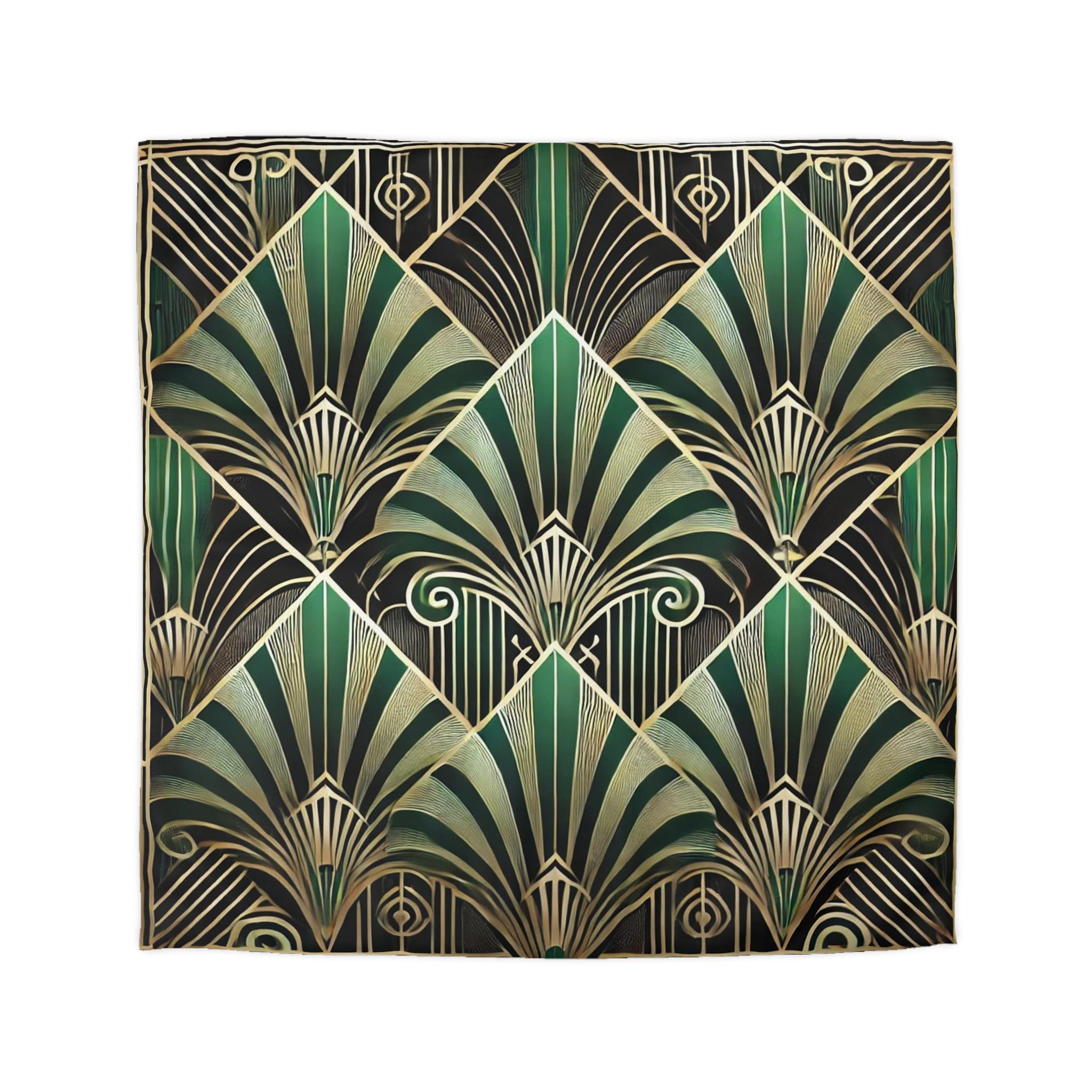 Elegant Duvet Cover Set, Art Deco Bedding, Luxury Microfiber Bedspread ...