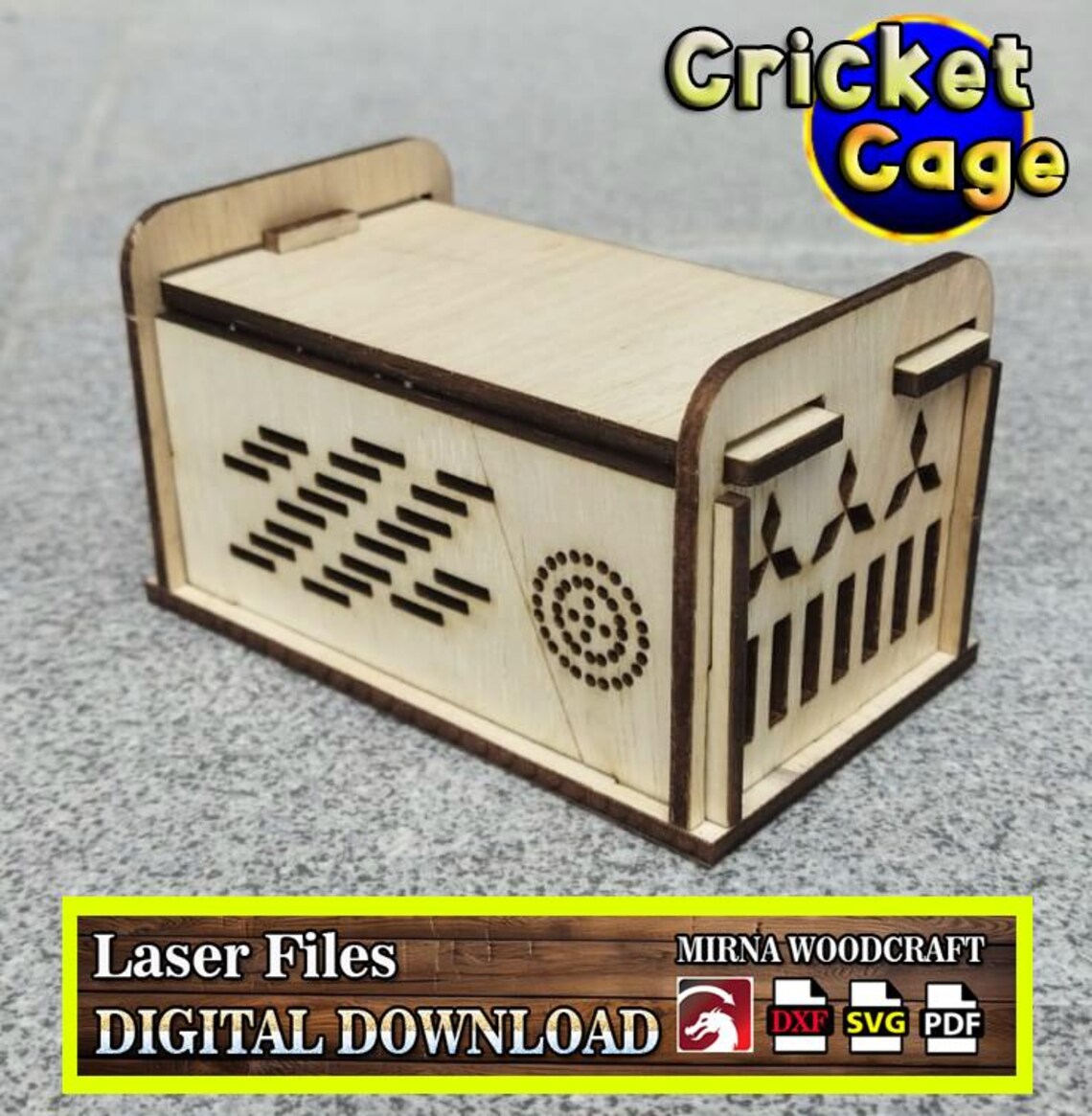 Laser Cut Files, Cricket Cages, SVG, PDF, DXF and Lightburn Files - Etsy