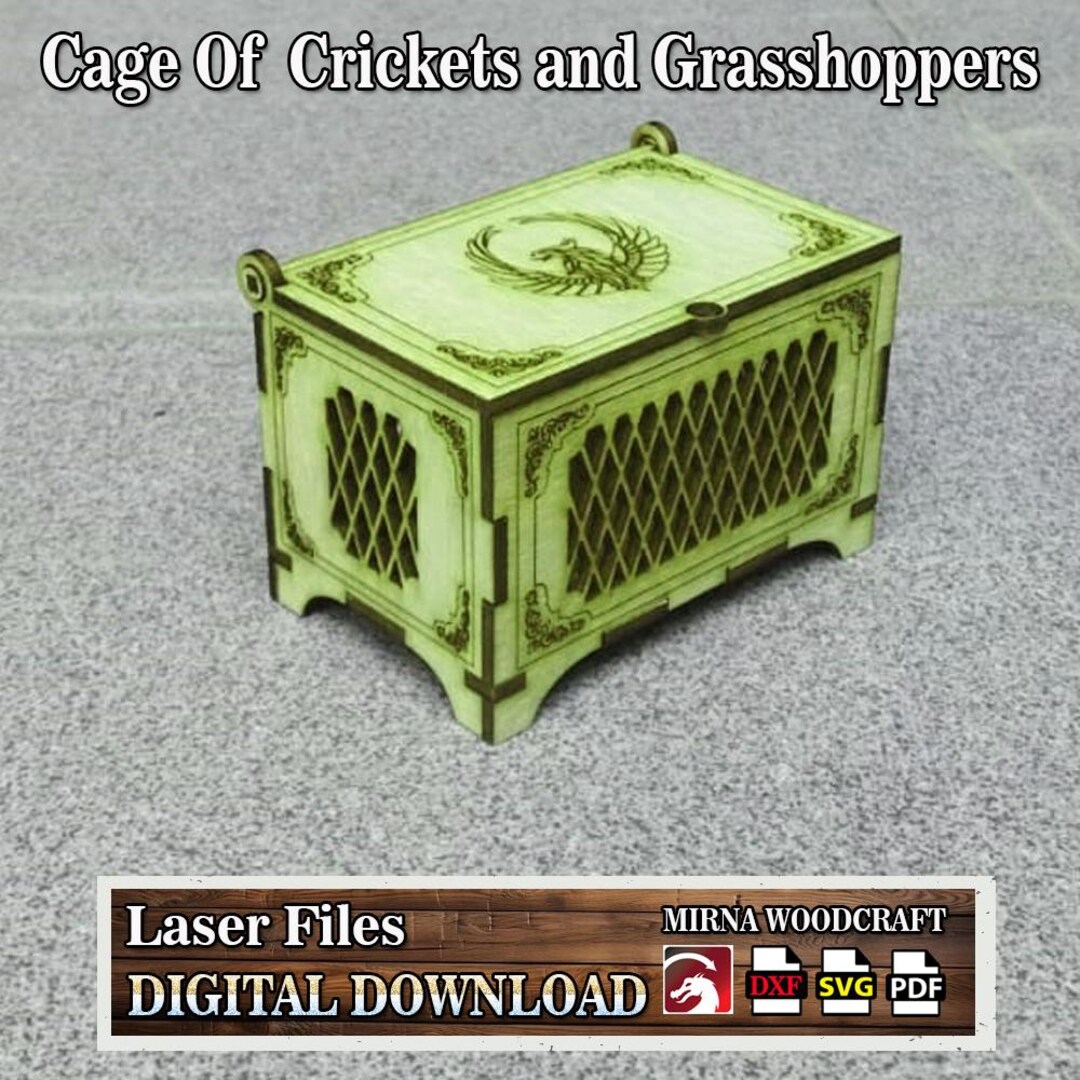 Laser Cutting Files Cages of Crickets, Grasshoppers and Other Insects ...