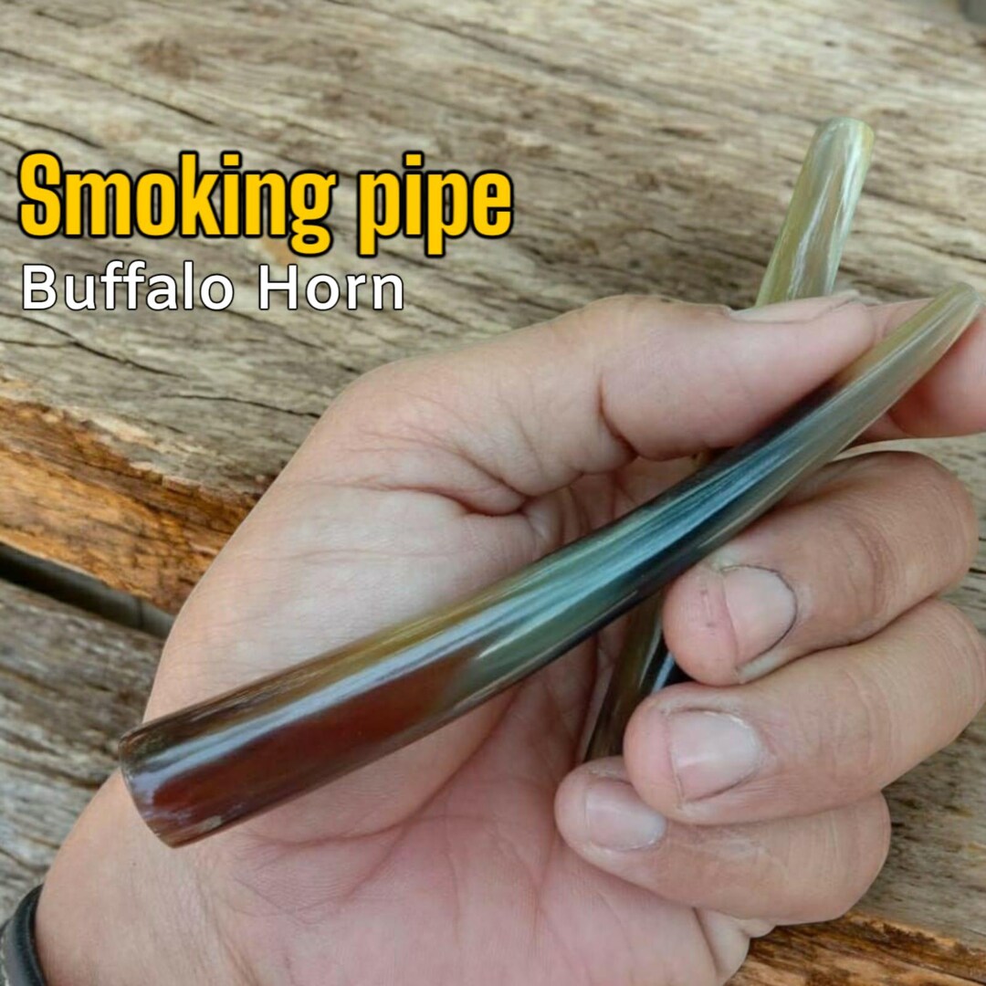 Original Buffalo Horn, Kretek Cigarette Pipe, Unique Smoking Pipe - Etsy