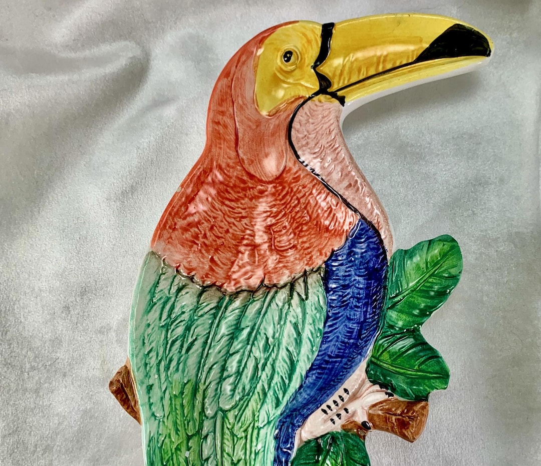Vintage Italy Ceramic Toucan Bird Shaped Dish - Etsy