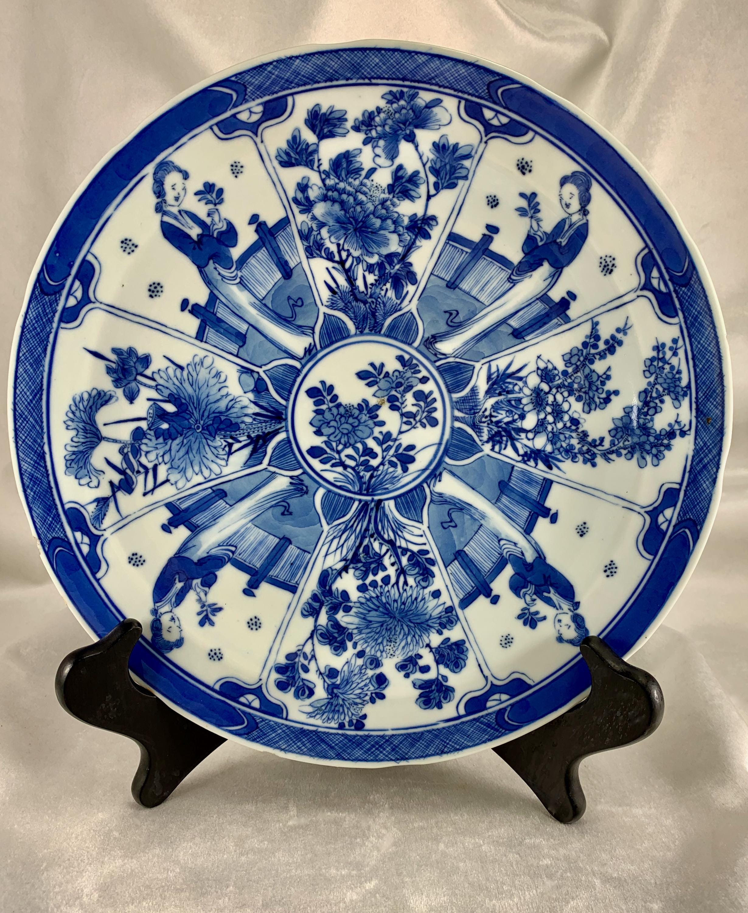 Antique Chinese Kangxi Porcelain Long Eliza Charger Plate - Etsy