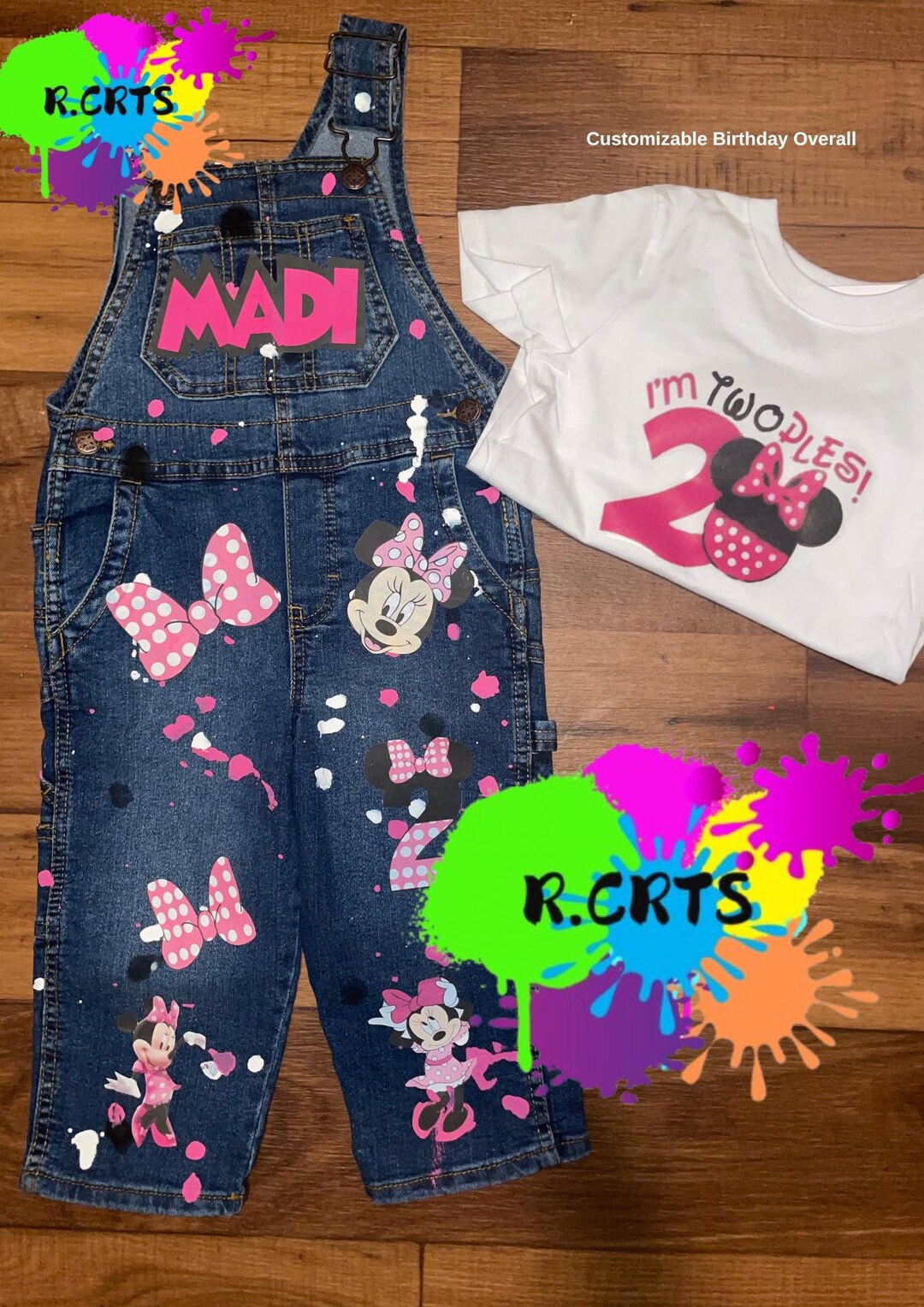 Custom Birthday Girls Overall Birthday Customized Outfit Kids Birthday ...