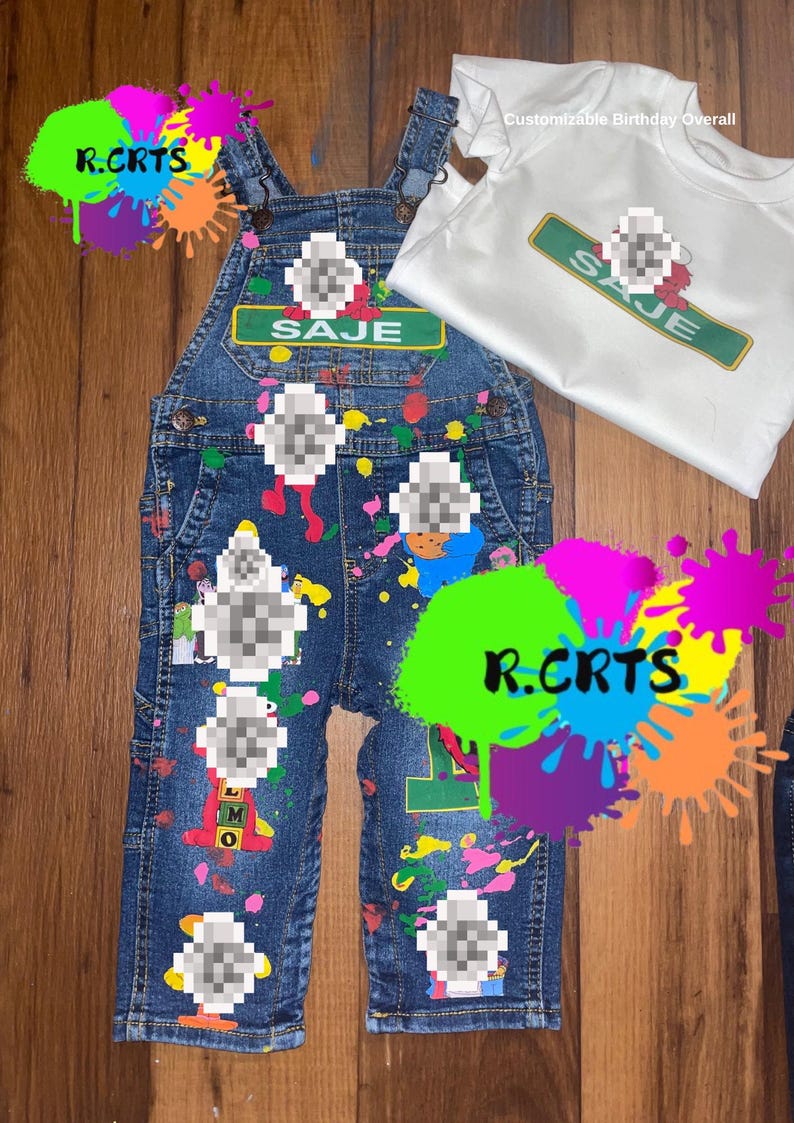 Custom Birthday Overall Birthday Customized Outfit Kids Birthday ...