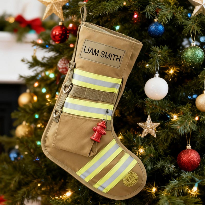 Fire Department Stocking - Etsy