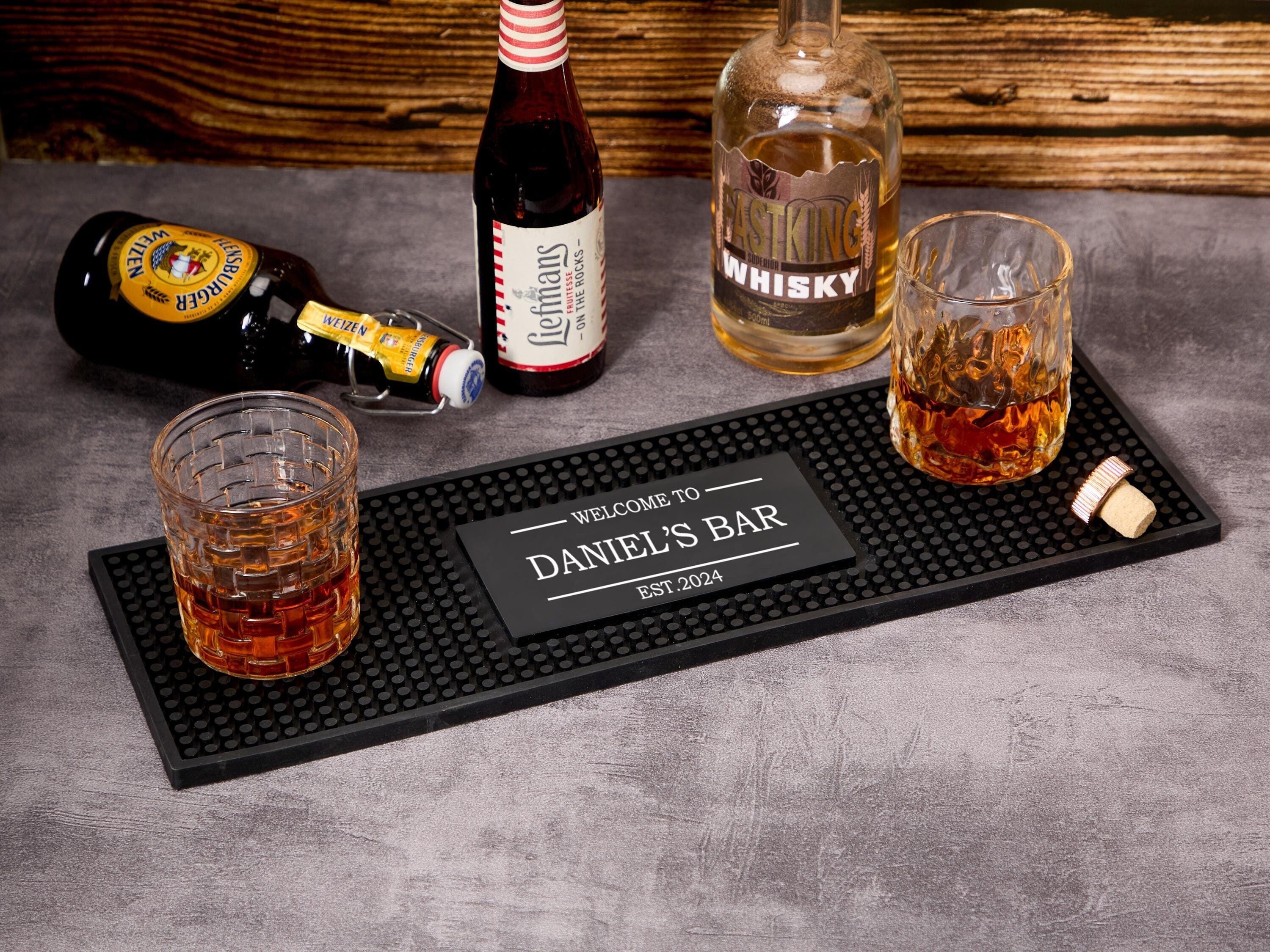 Personalized Bar Mat,bar Mats for Countertop Bar Top Mat for Bartending ...
