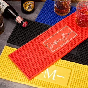 Personalized Bar Mat,bar Mats for Countertop Bar Top Mat for Bartending ...