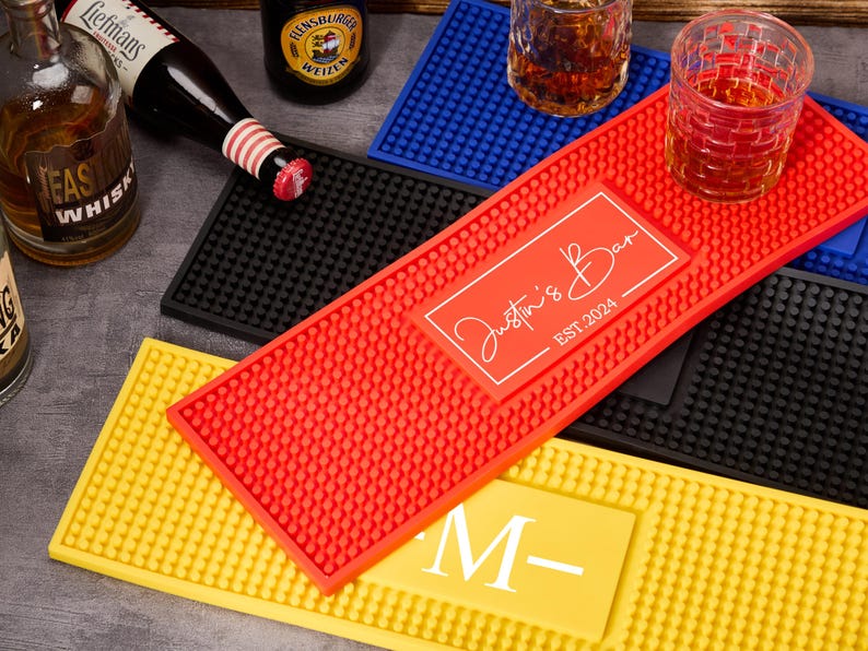 Personalized Bar Mat,bar Mats for Countertop Bar Top Mat for Bartending ...