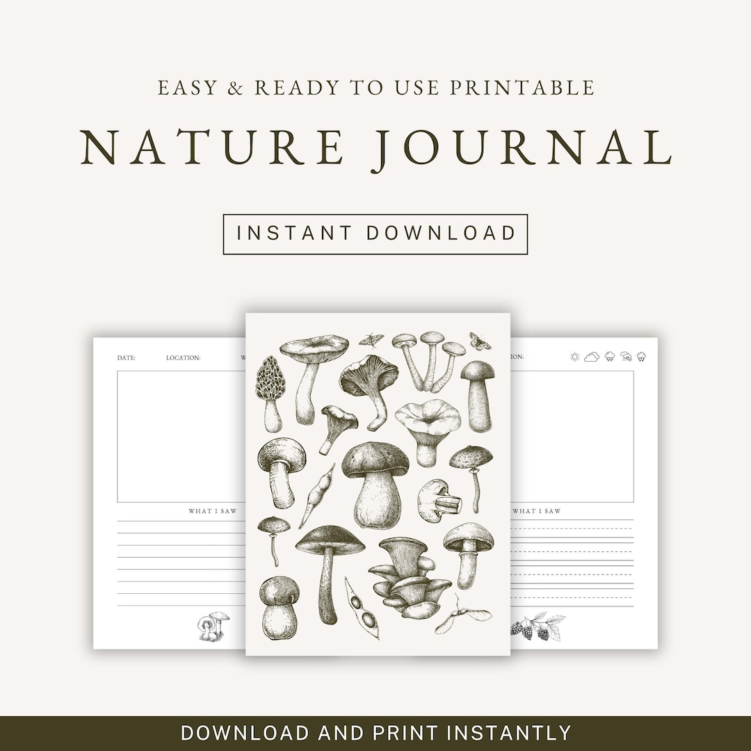 Nature Journal | Field Notes | Homeschool Notebook | Charlotte Mason ...