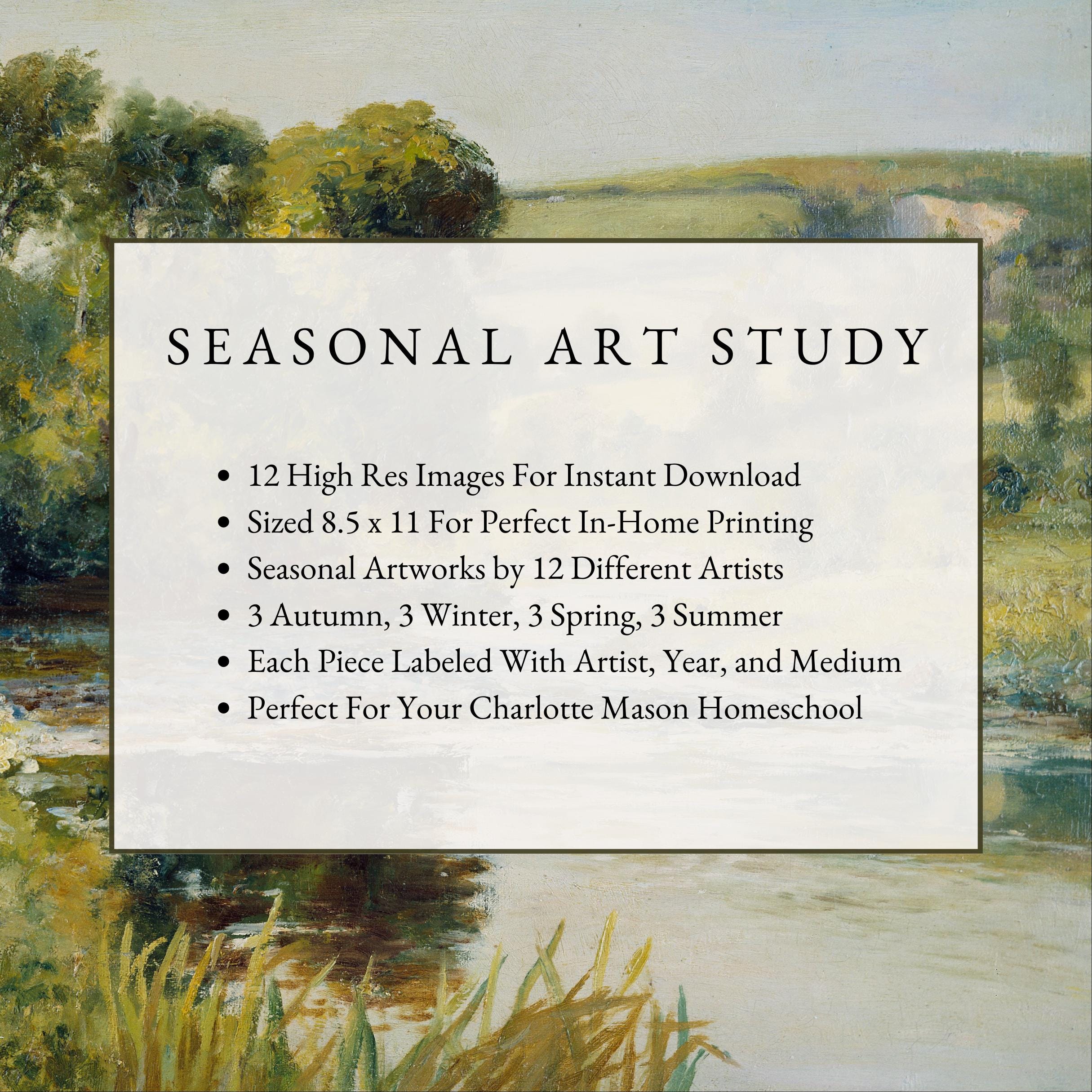 Art Study | Charlotte Mason Picture Study for Homeschooling | Fine Art ...