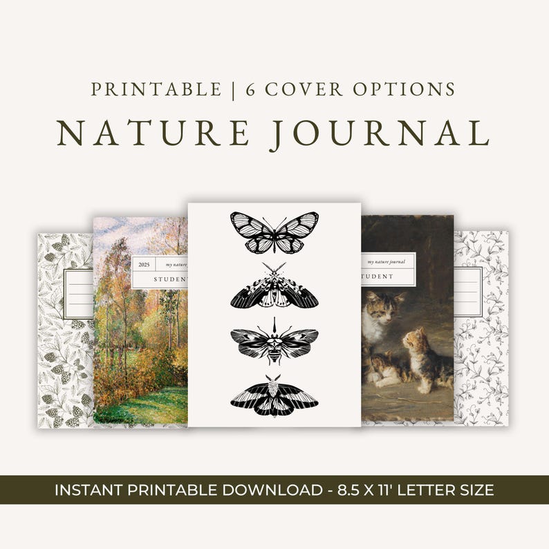 Nature Journal | Field Notes | Homeschool Notebook | Charlotte Mason ...