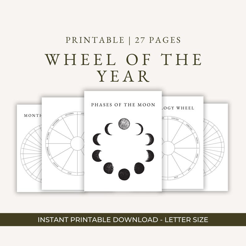 Phenology Wheel | Waldorf Wheel of the Year | Seasonal Nature ...