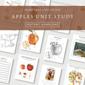 Apple Unit Study | Charlotte Mason | Nature Study | Printable ...