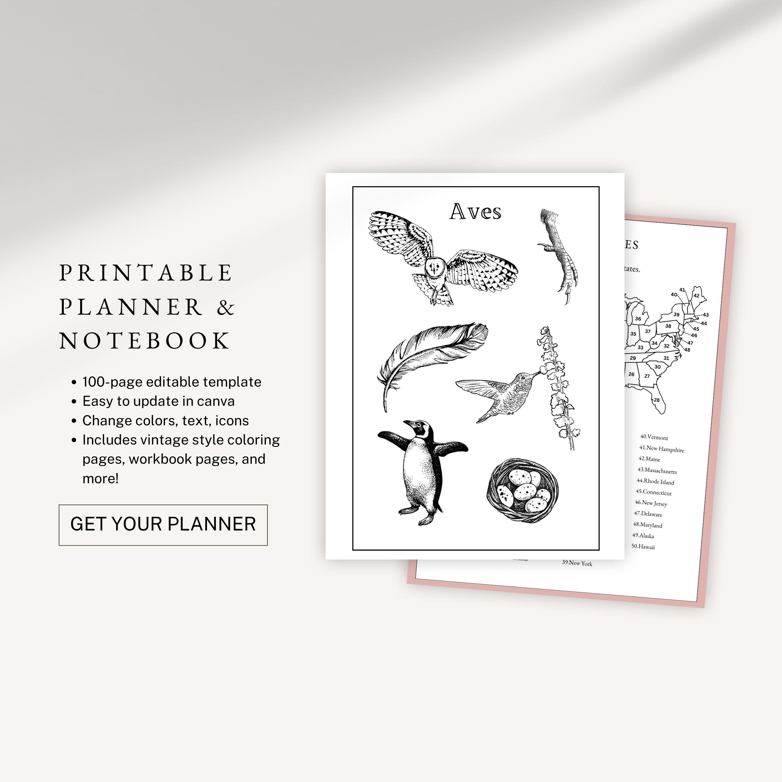 Student Notebook & Planner | Charlotte Mason Homeschool | Printable ...