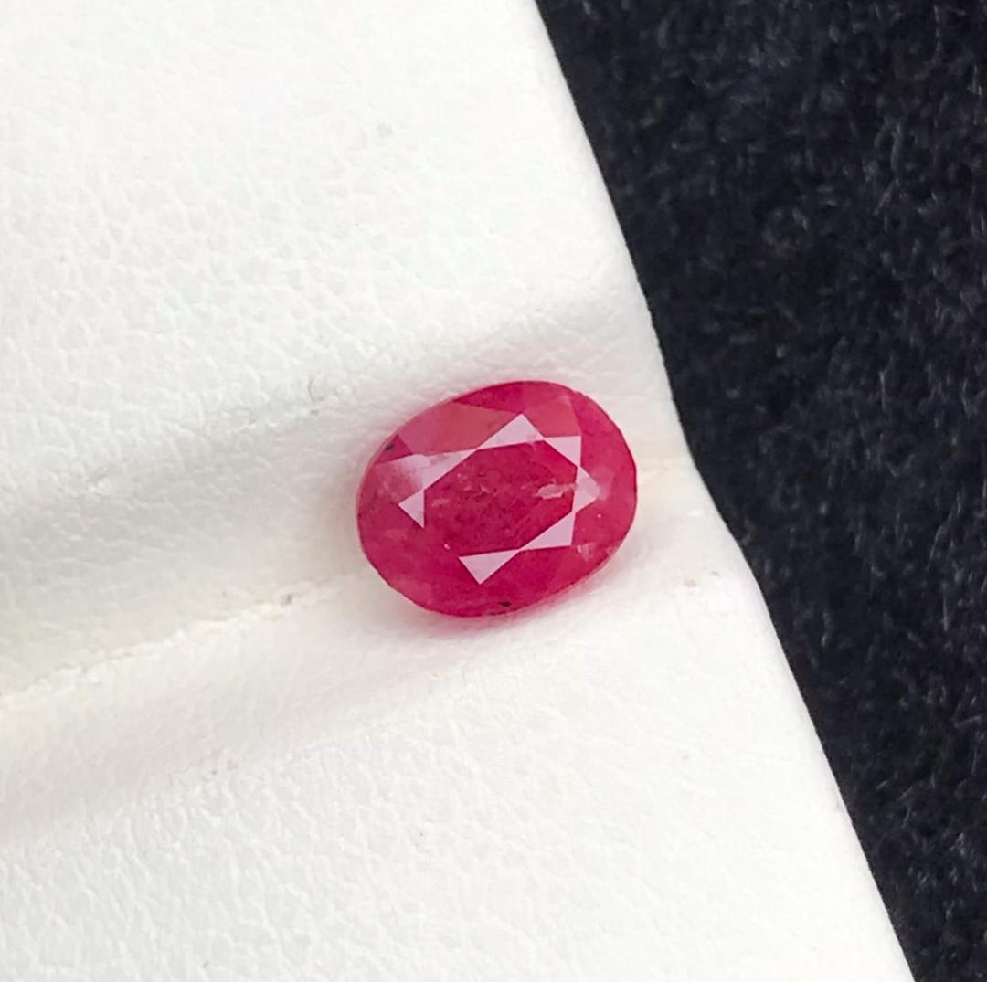 Red Ruby Gemstone Natural Ruby , Oval Cut Ruby, Untreated Unheated Ruby , Afghani Ruby , Ruby ...