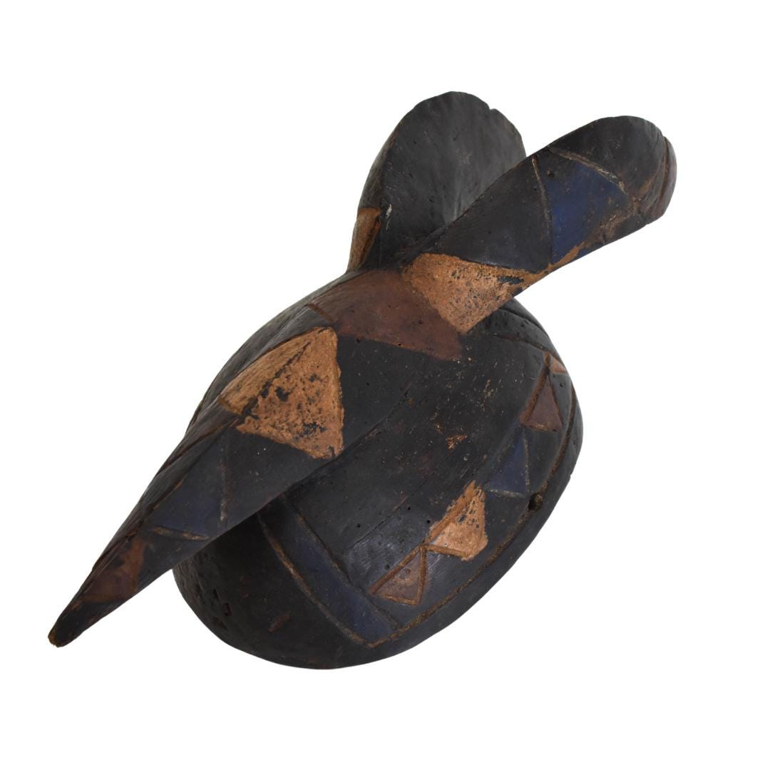 Bobo Hand Carved African Helmet - Etsy