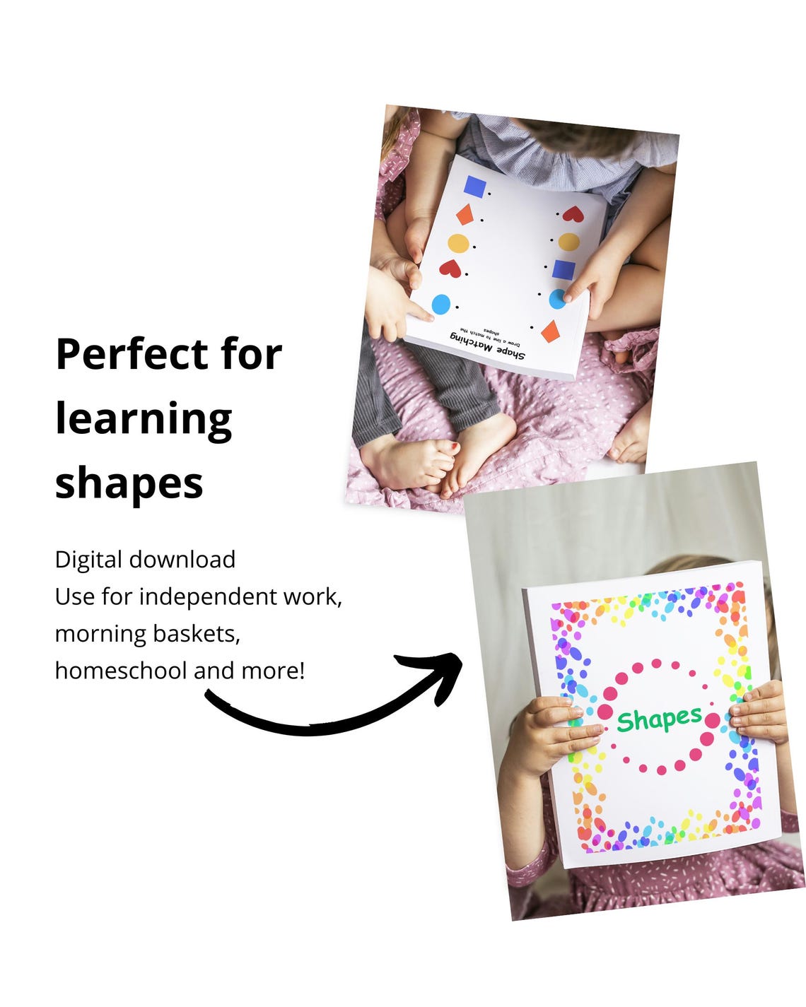 Fun Shape Printable, Shape Recognition Activity, Printable Worksheets ...