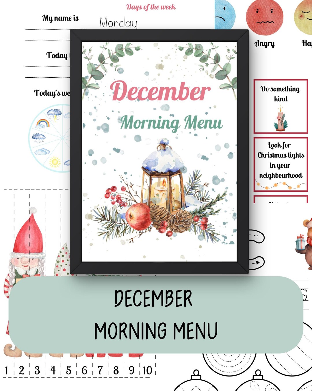 Christmas Printable, Kids Christmas Activities, Printable Christmas ...