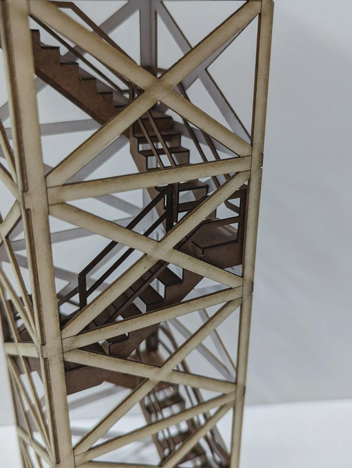 O Scale Forest Fire Watch Tower Kit - Laser Cut Model Train Scenery ...
