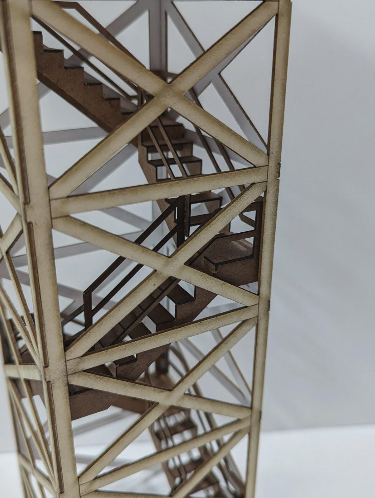 O Scale Forest Fire Watch Tower Kit - Laser Cut Model Train Scenery ...