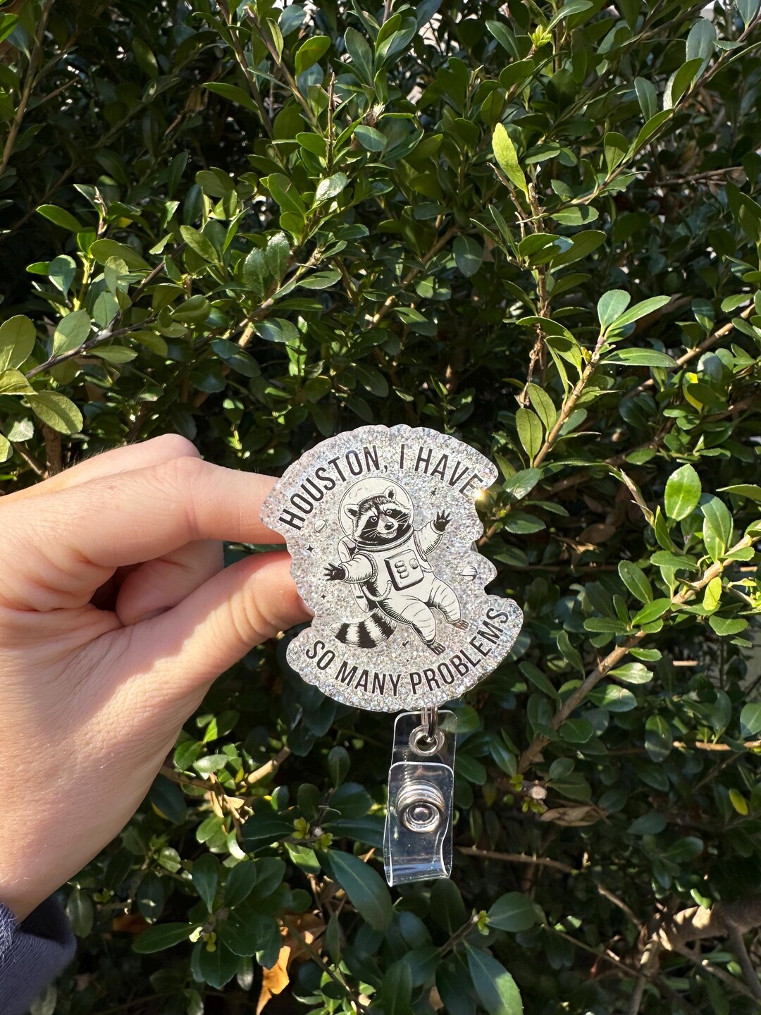 Houston, I Have so Many Problems Badge Reel - Etsy