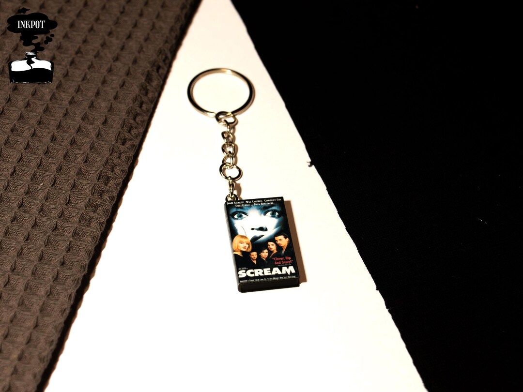 Scream Vintage Movie VHS Keychain - Etsy