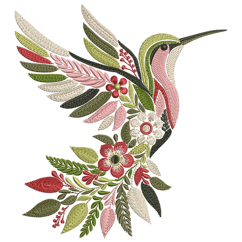 Embroidery Bird Kit Pillow - Etsy UK