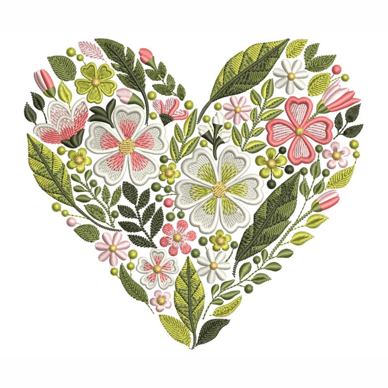 Dream Embroidery Heart - Etsy UK