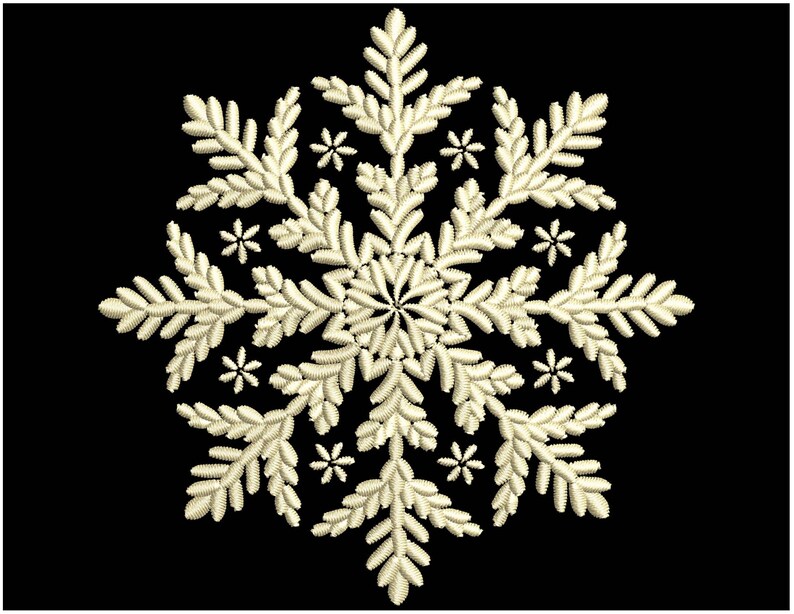 Christmas Snowflake Embroidery Set, Winter Embroidery, Christmas ...