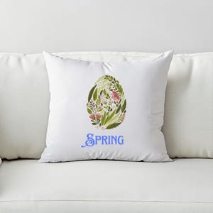 Floral Easter Egg Machine Embroidery Design, Floral Easter Egg ...