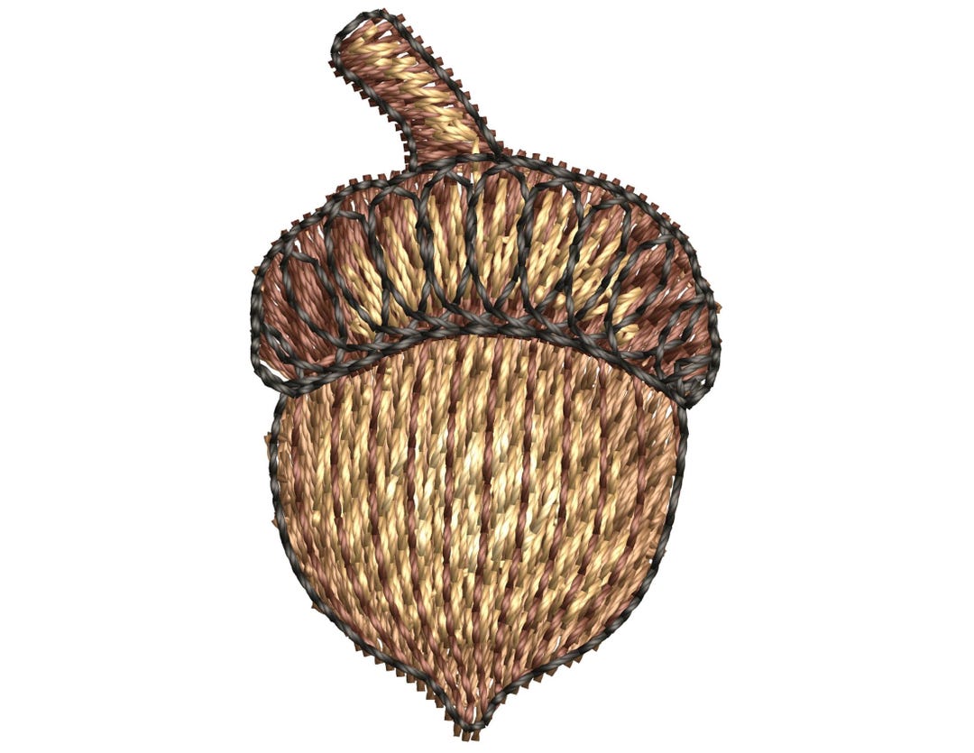 Mini Acorn Embroidery Design, Fall Acorn Embroidery Pattern PES Hoop ...