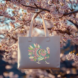 Floral Turkey Embroidery Design, Machine Embroidery Thanksgiving Turkey ...