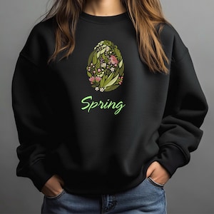 Floral Easter Egg Machine Embroidery Design, Floral Easter Egg ...