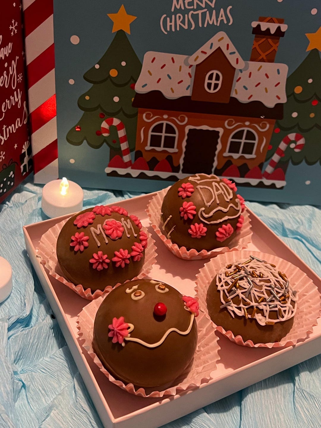 Milk Chocolate Bombs With Your Name Box of 4 6 8 10 Hot Chocolate Bomb ...