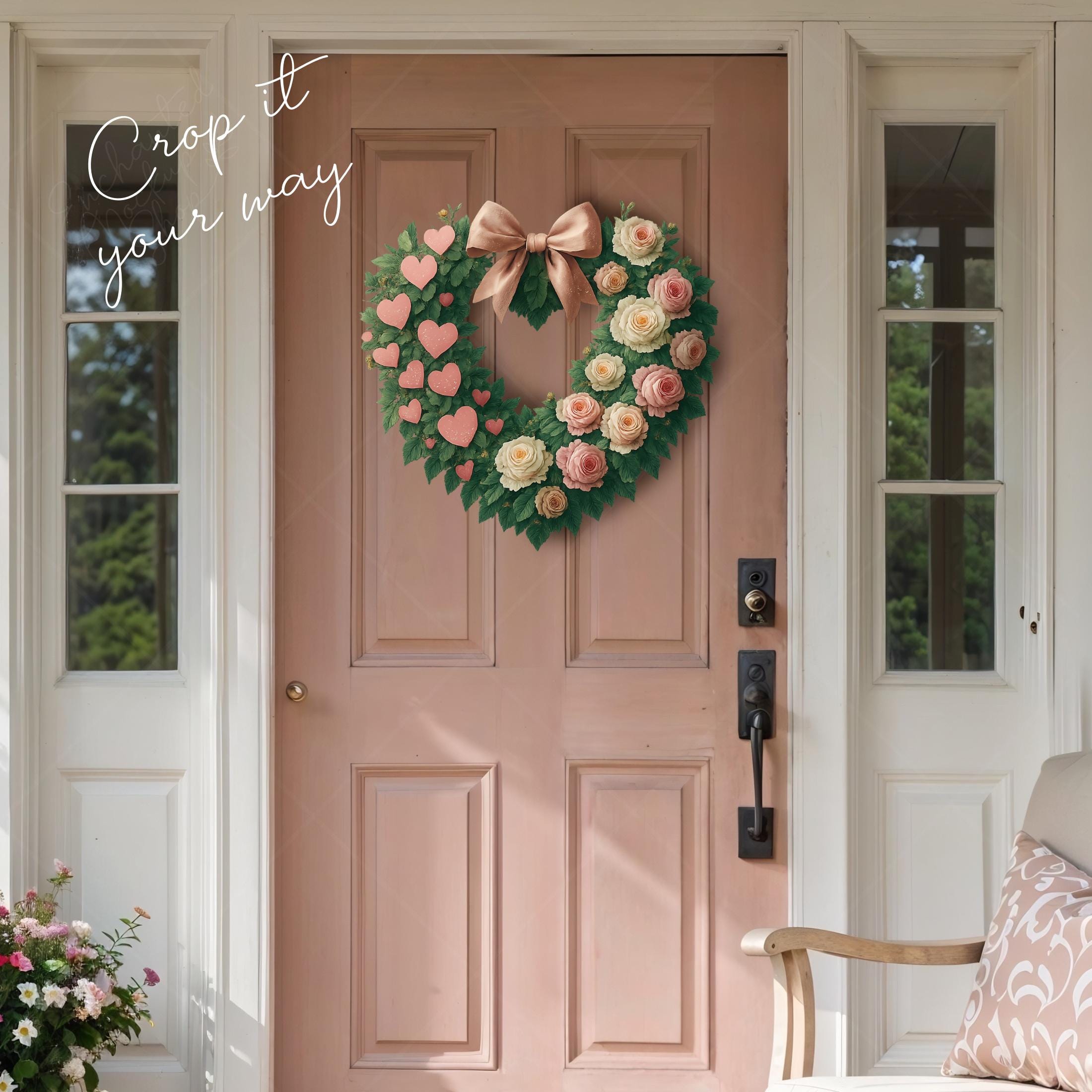 Front Porch Door Mockup: Blank Wall, Cottage Decor (JPG File) - Etsy