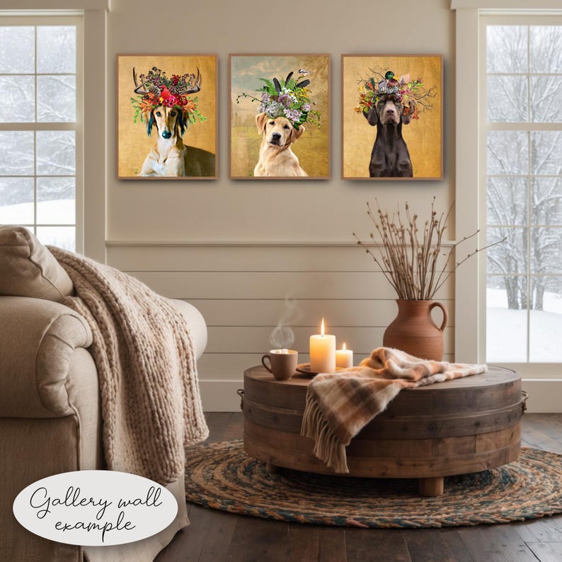 Blank Wall Cottage Den Mockup-winter Farmhouse Cottagecore-family Room ...