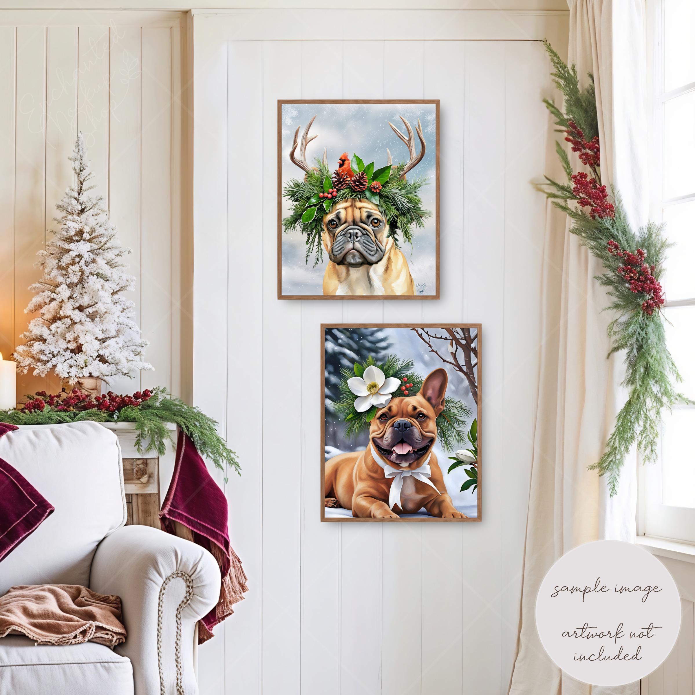 Blank Wall Holiday Cottage Den Mockup-farmhouse Cottagecore Christmas ...