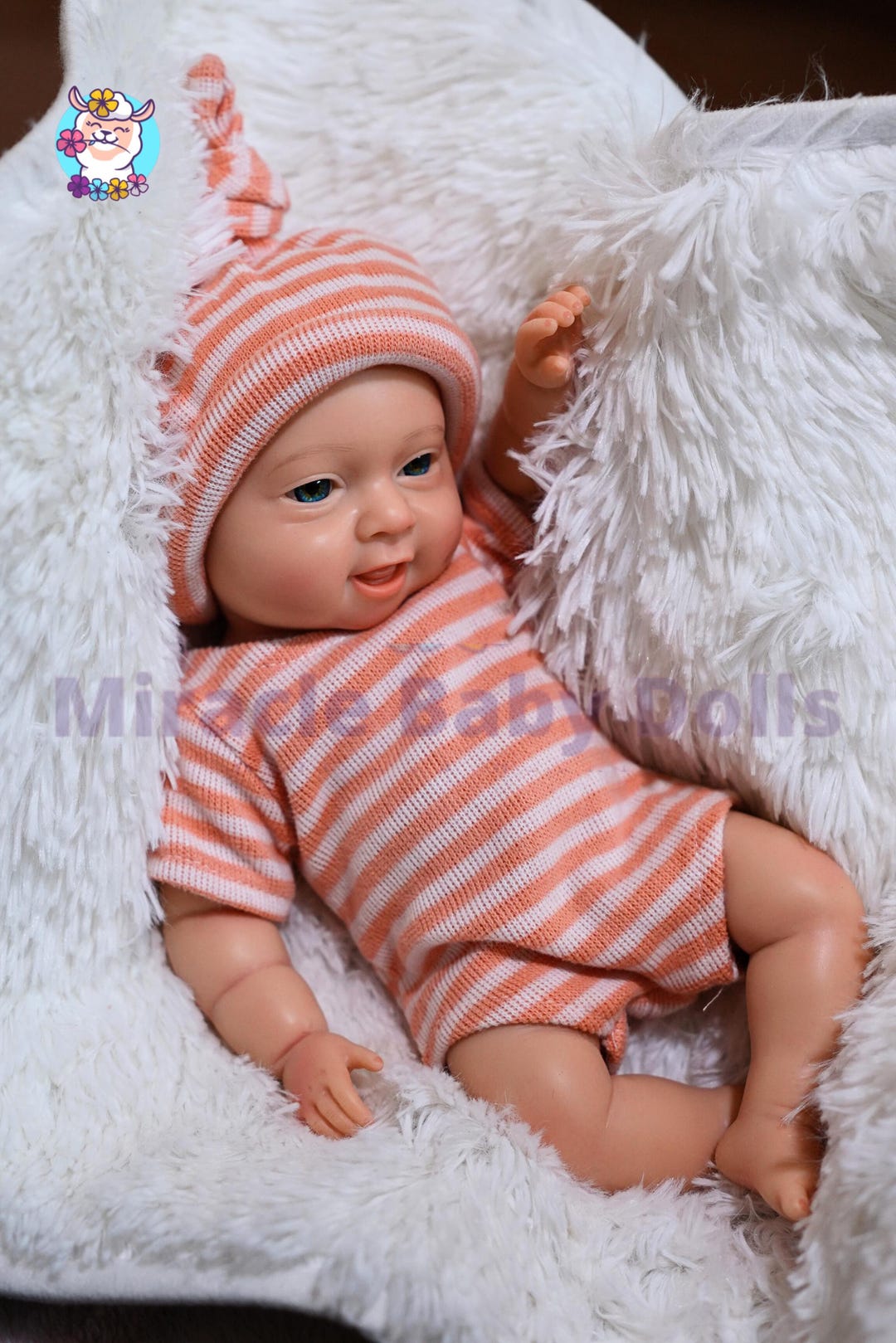 13 Full Body Silicone Reborn Doll Realistic Baby Doll With Visible ...
