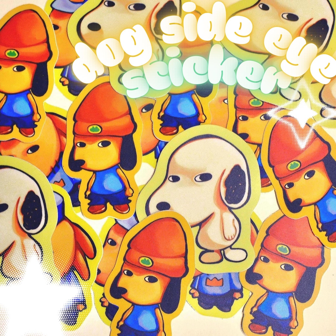 Dog Side Eye 2.5” Sticker - Etsy