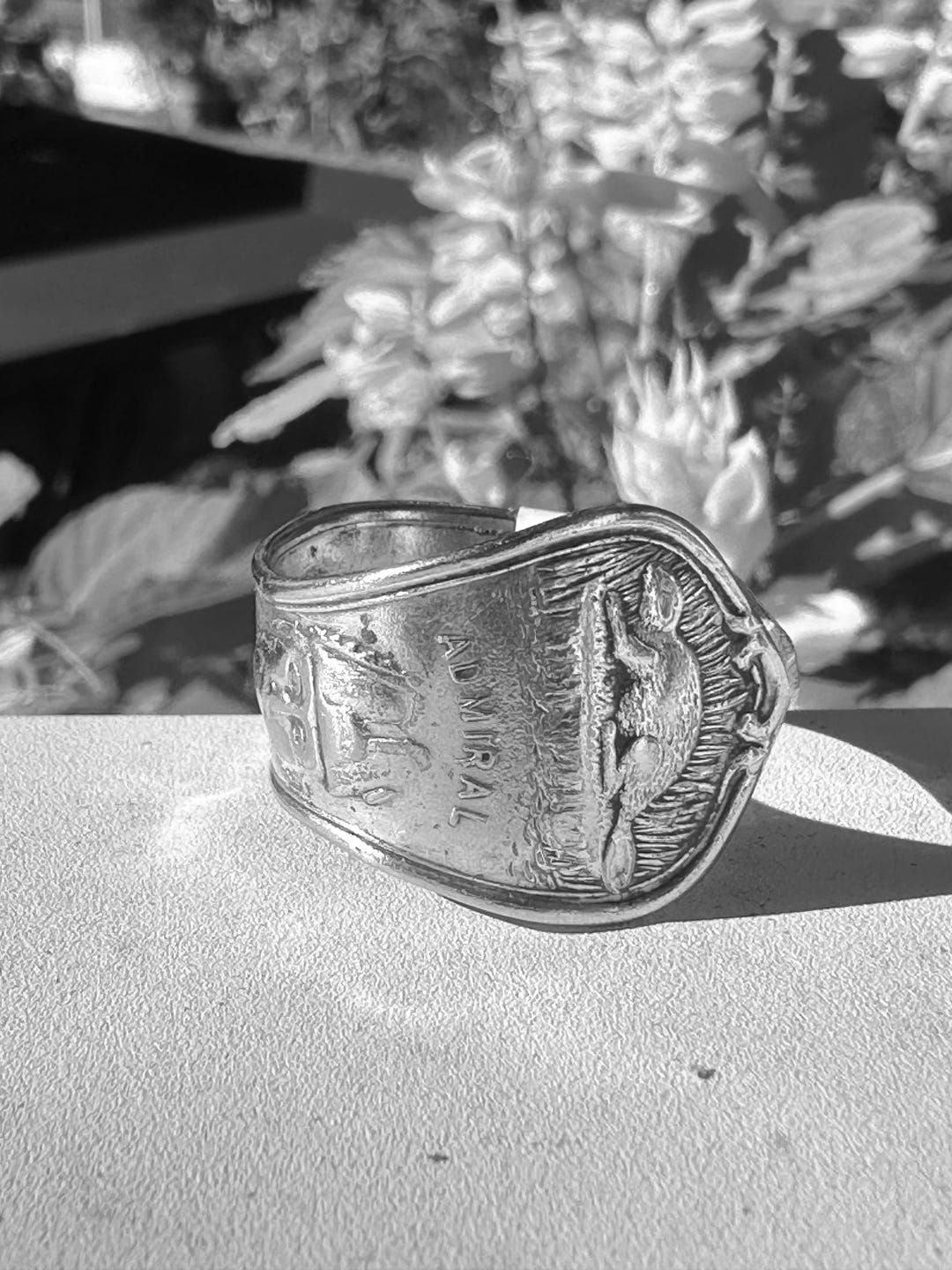 Admiral Jericho Inspired Unique Ring Recycled Ring Vintage Ring Spoon ...
