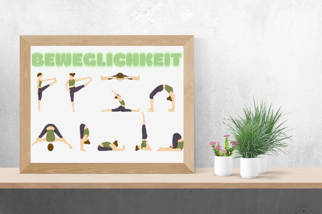 Agility for Children A3 Exercise Poster for Home Digital Download - Etsy