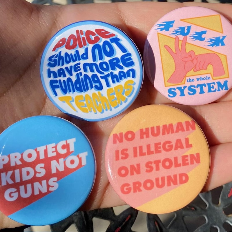 Activist Buttons - Etsy